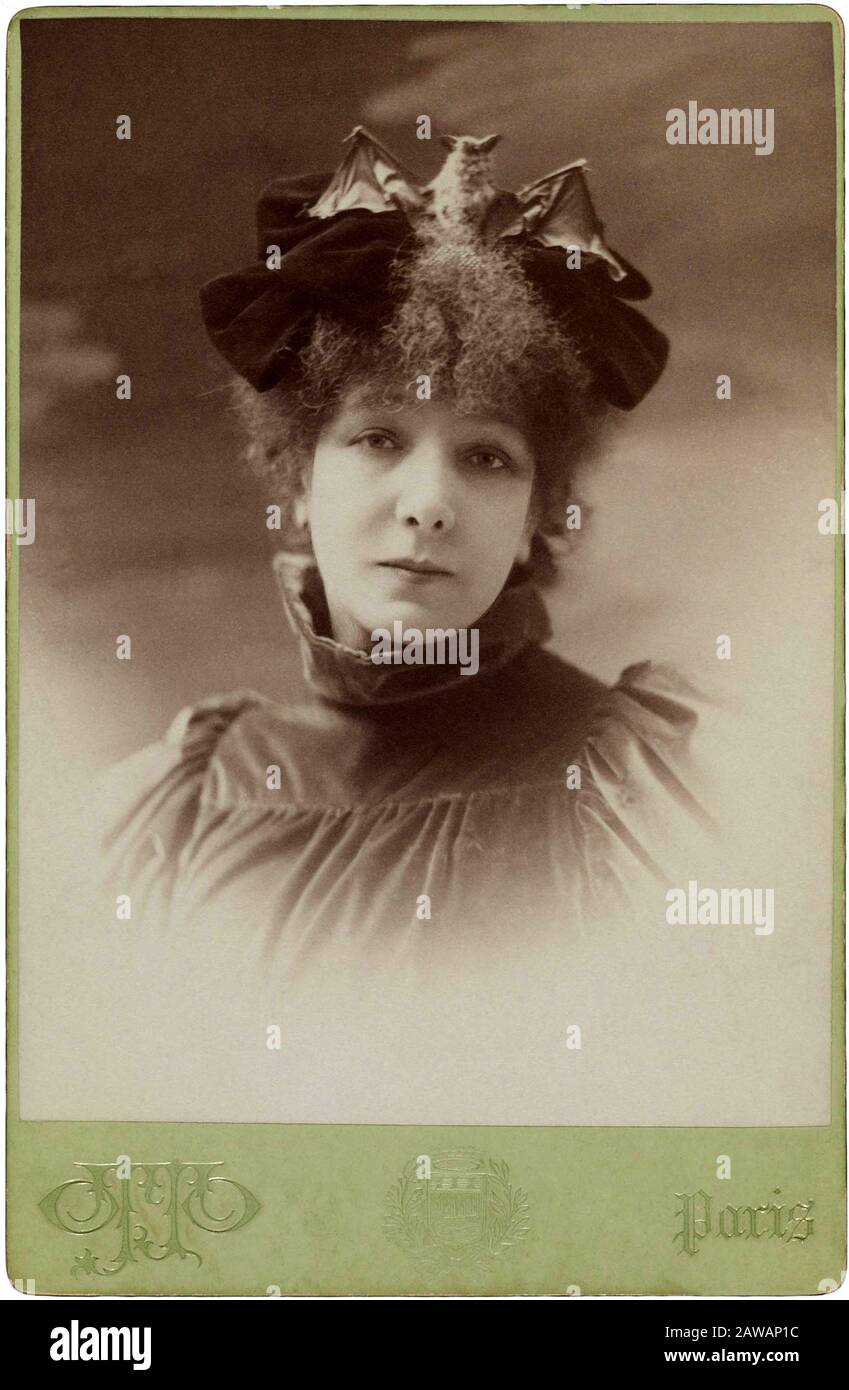 1882 , PARIS , FRANCE : The french most celebrated theatre actress ...