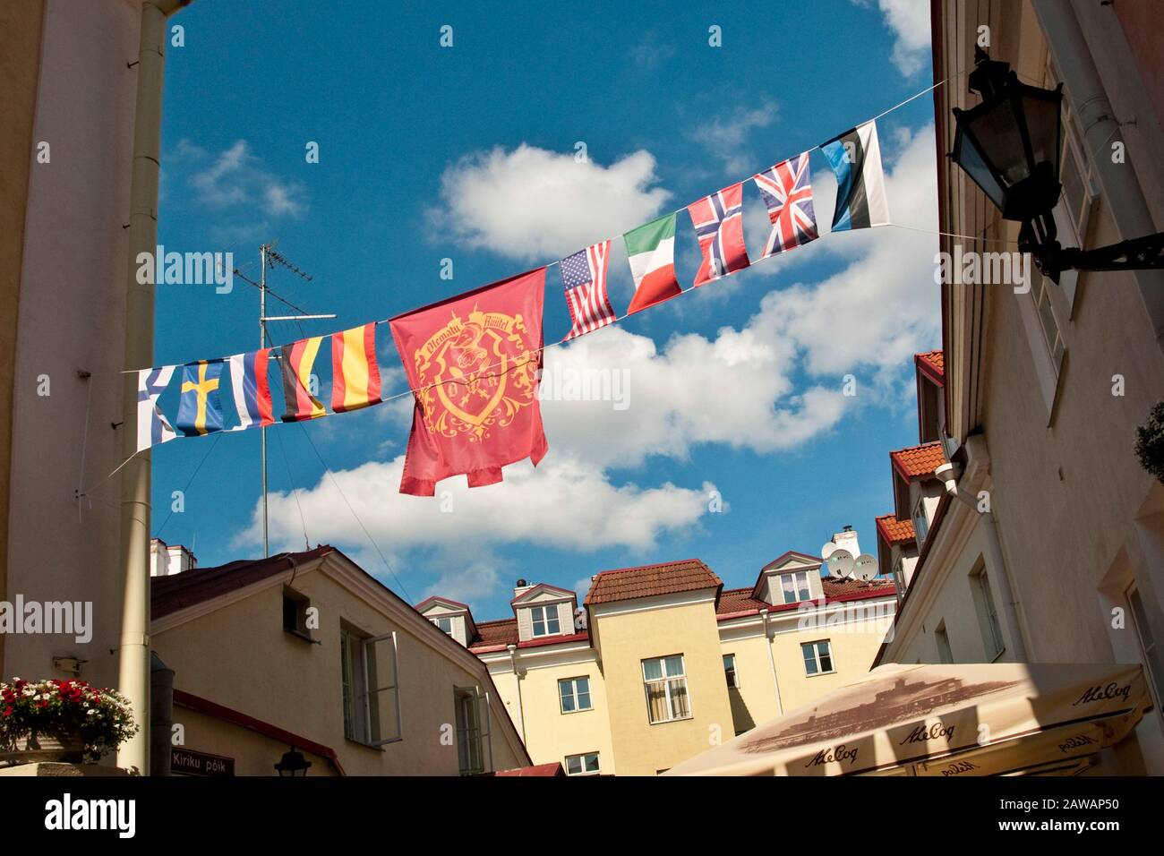 Tallinn flag hi-res stock photography and images - Alamy