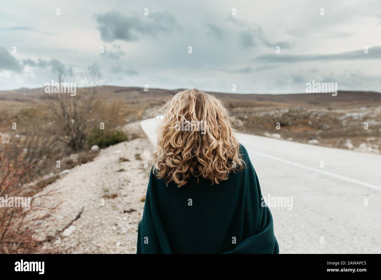 Strong Wind Blowing Woman High Resolution Stock Photography and Images ...