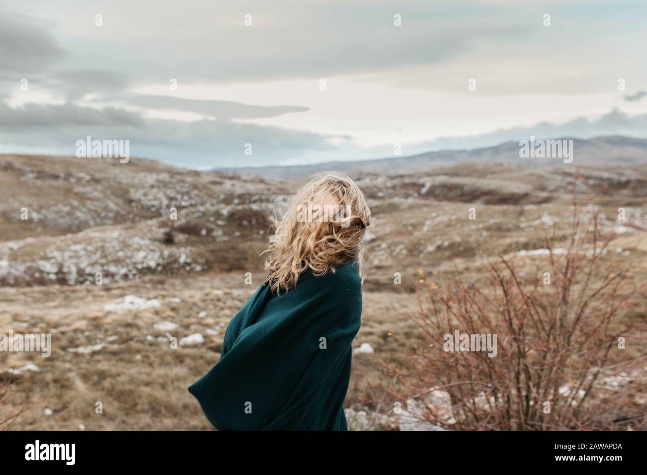 Strong Wind Blowing Woman High Resolution Stock Photography and Images ...