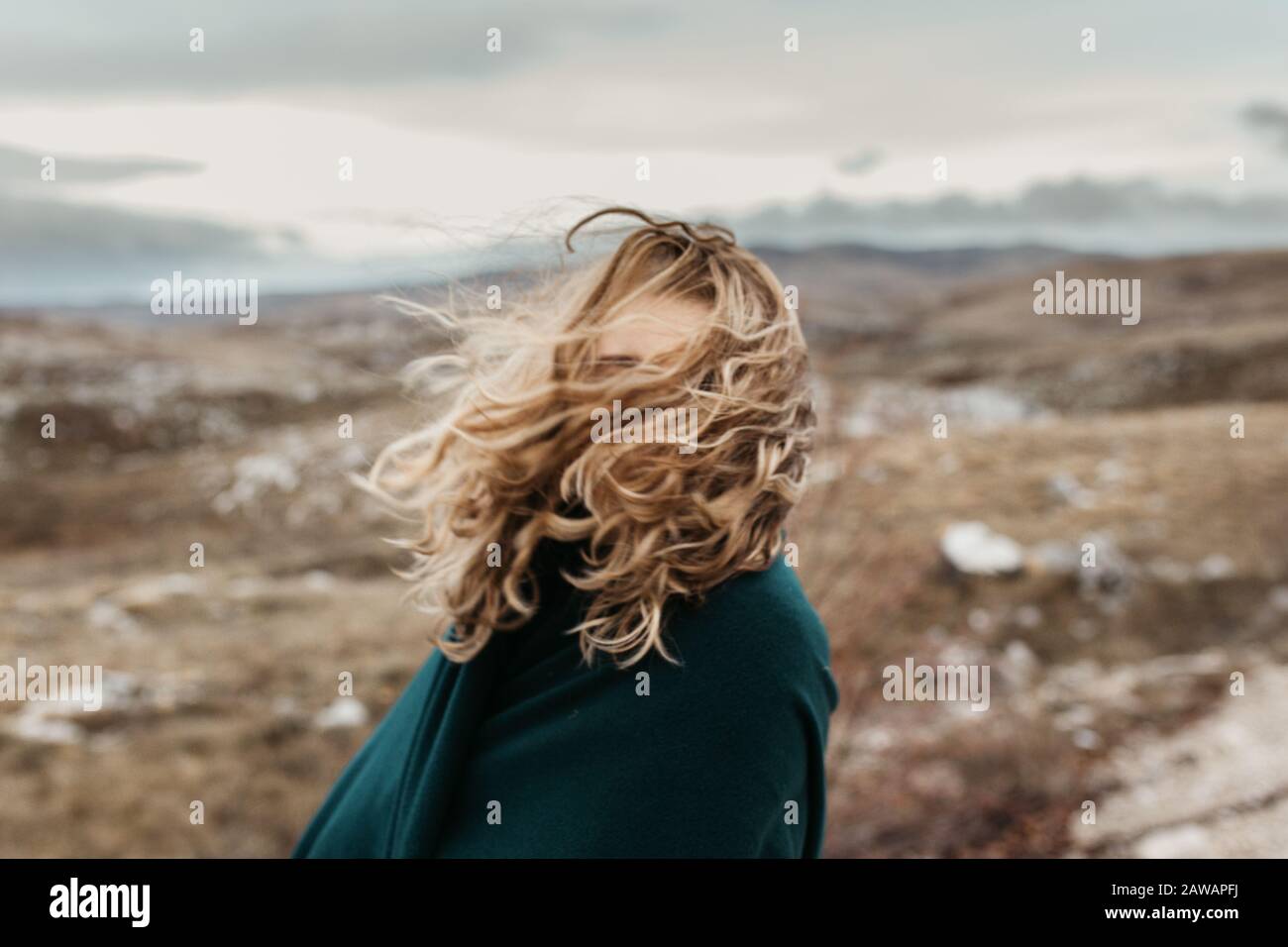 Strong Wind Blowing Woman High Resolution Stock Photography and Images ...
