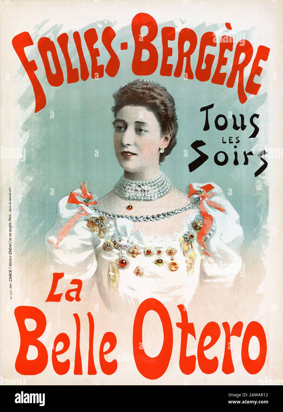 1894 , PARIS , FRANCE : The celebrated Opera singer and dancer , demi ...