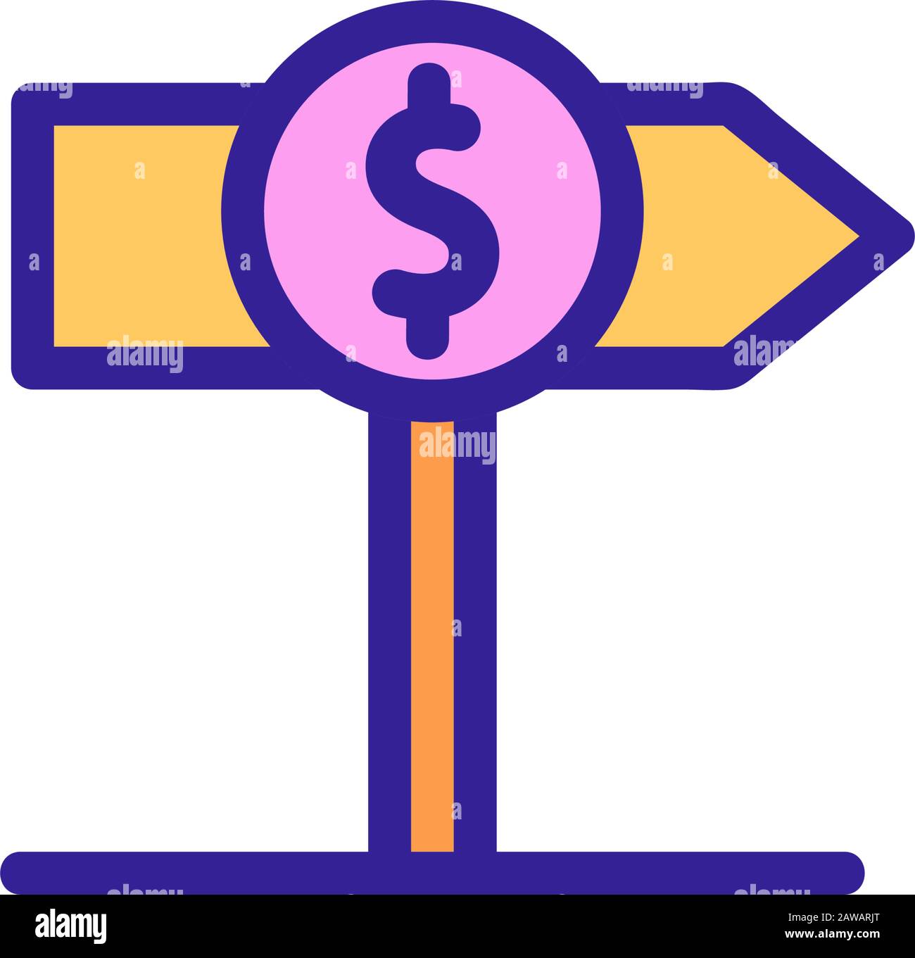 franchise business icon vector. Isolated contour symbol illustration ...