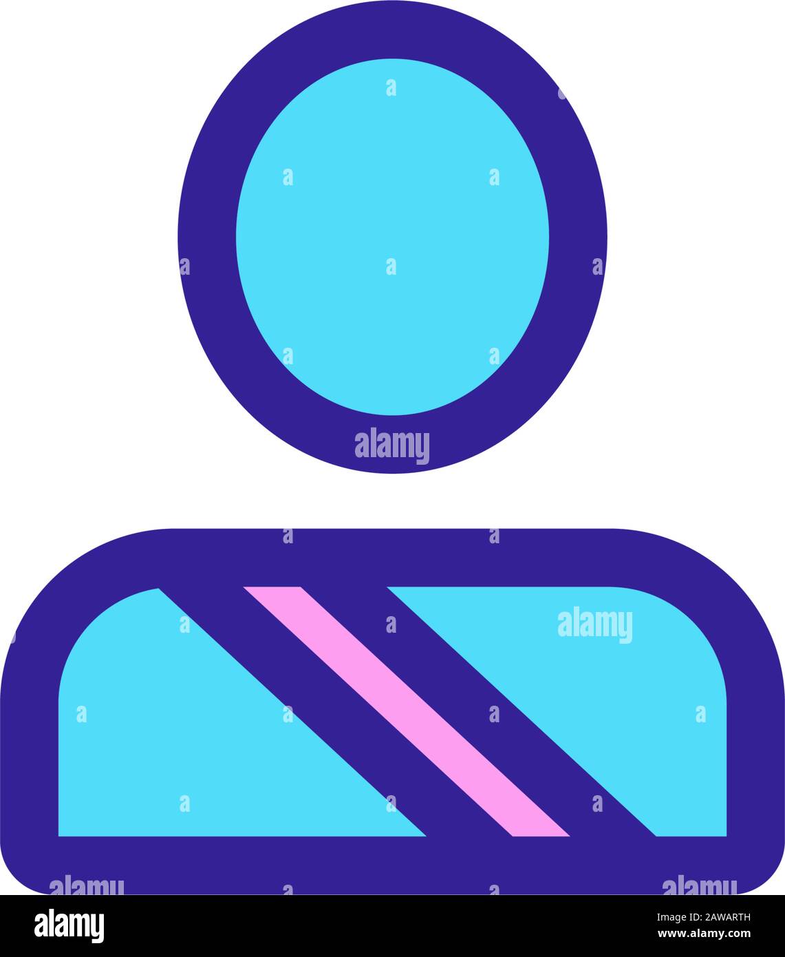 Driver icon vector. Isolated contour symbol illustration Stock Vector ...