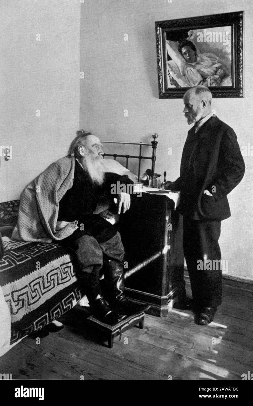 Leo tolstoi portrait Black and White Stock Photos & Images - Alamy