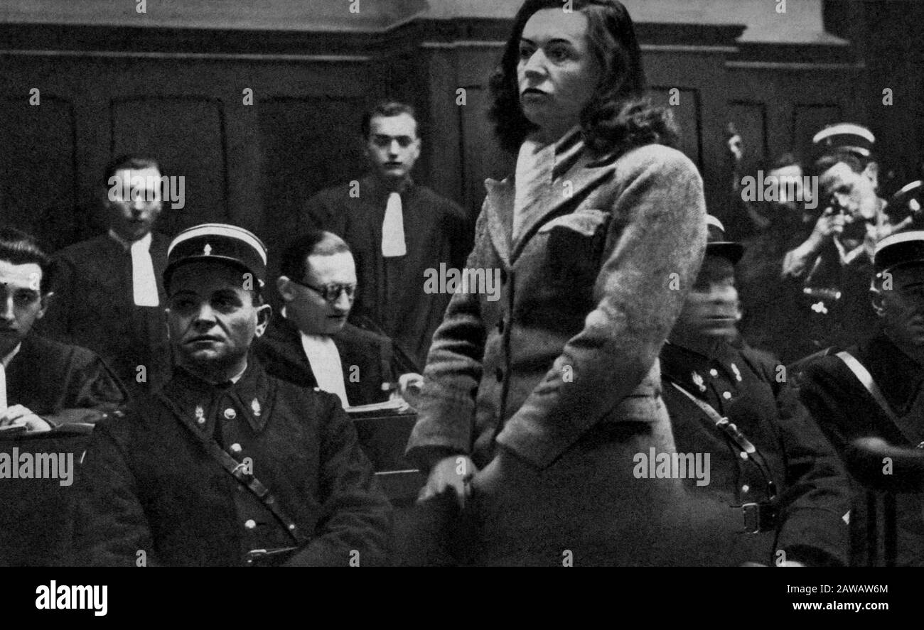 1946 , PARIS , FRANCE : The actress , german spy and journalist MAGDA ...