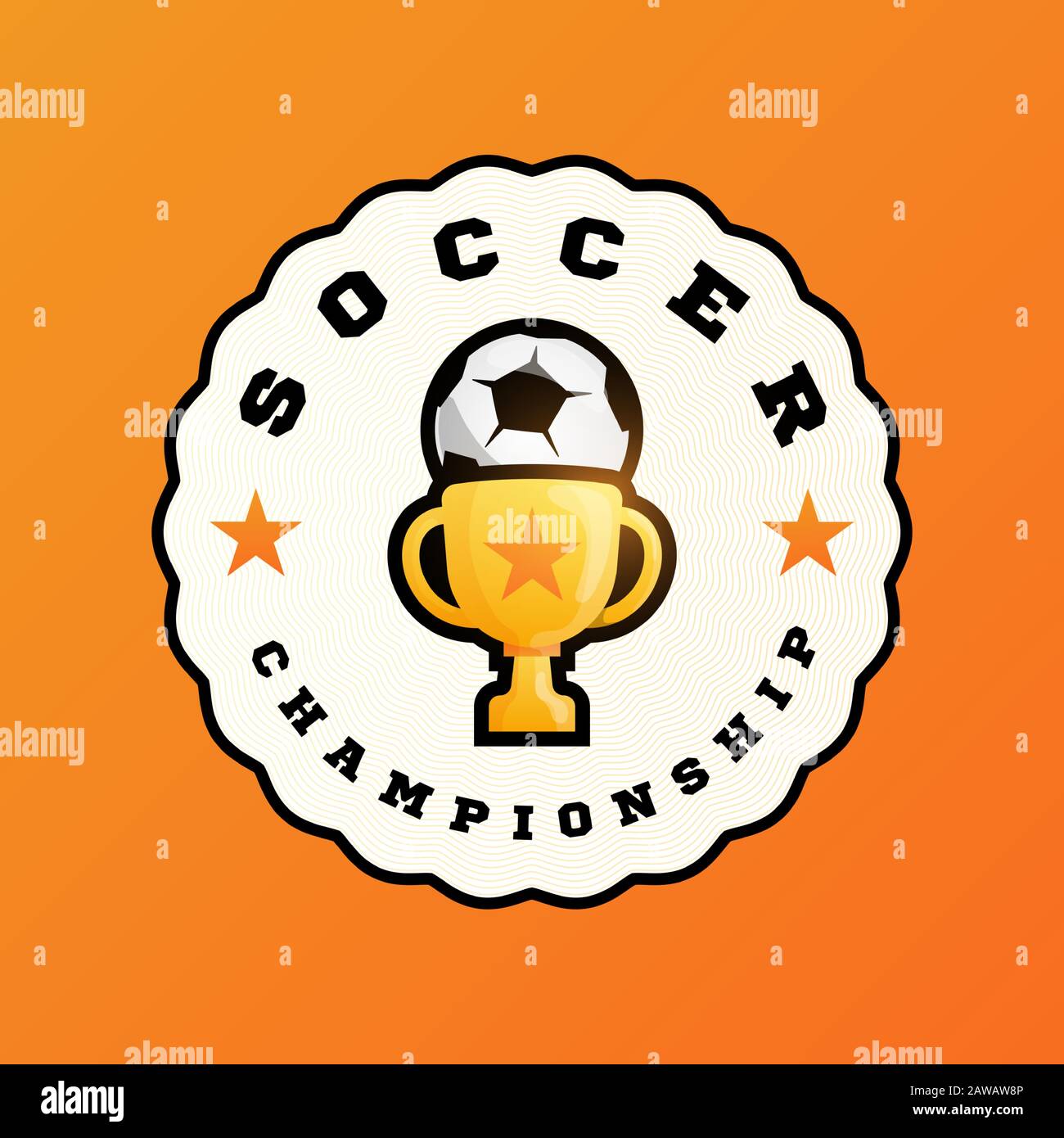Champion 2020 football vector logo. Modern professional Typography ...