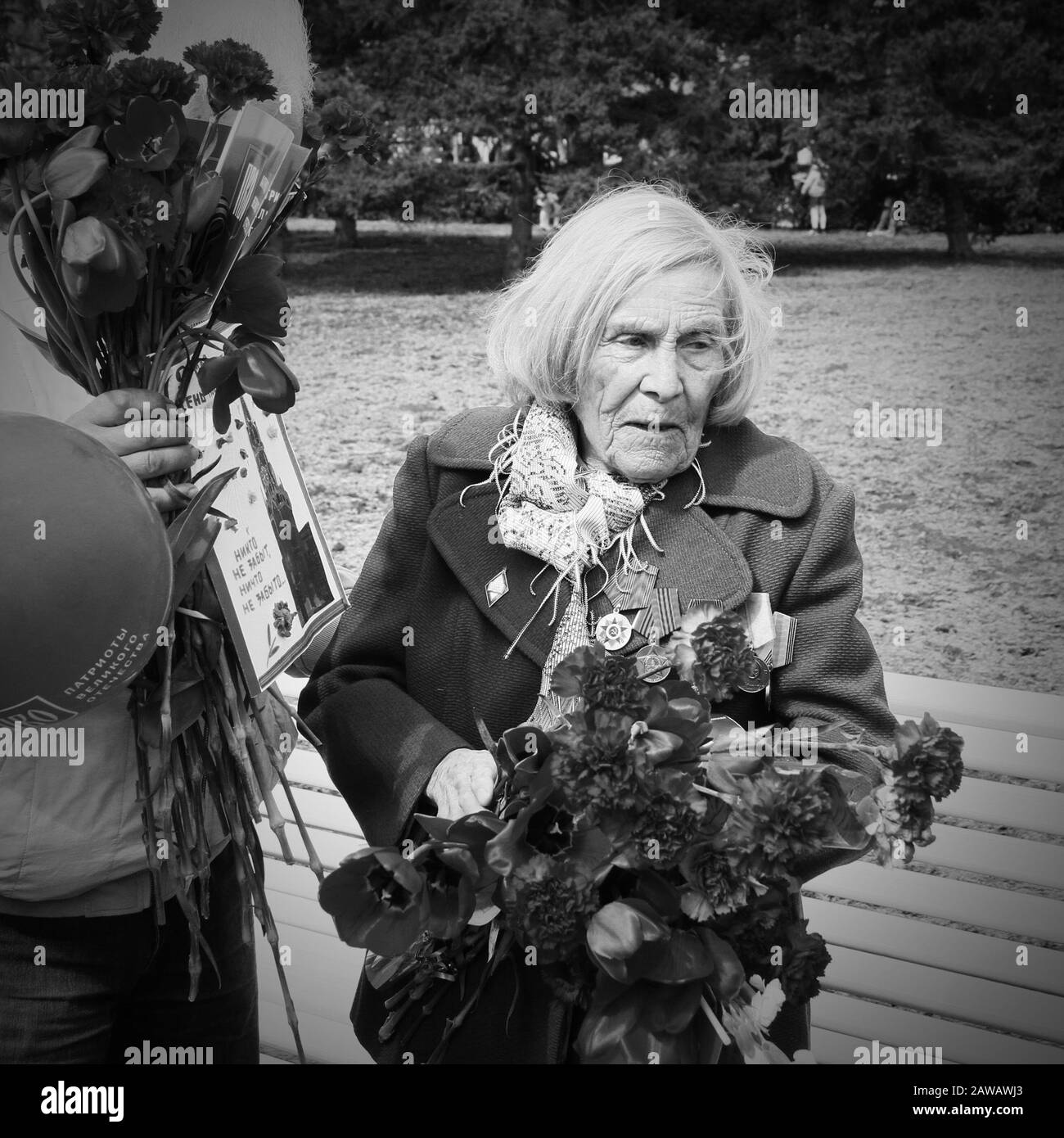 Togliatti, Russian Federation. 9th May, 2015. 70 years ago the war with ...