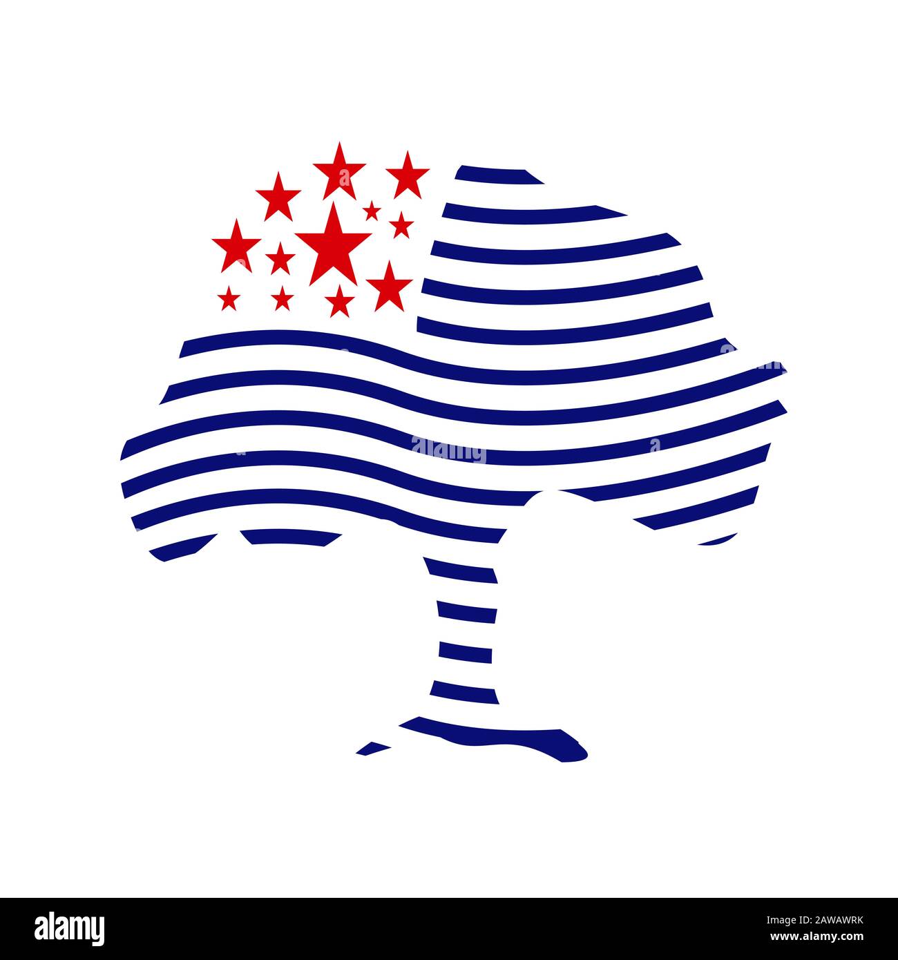 Tree With Memorial Ribbon High Resolution Stock Photography and Images ...