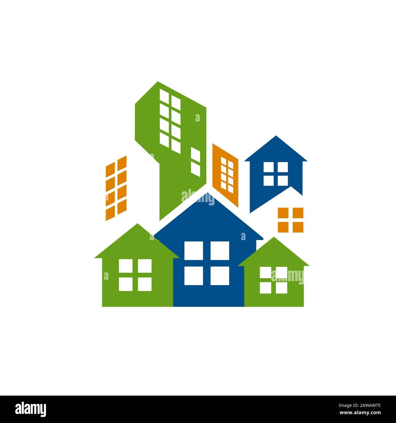 Skyline Design Stock Vector Images - Alamy