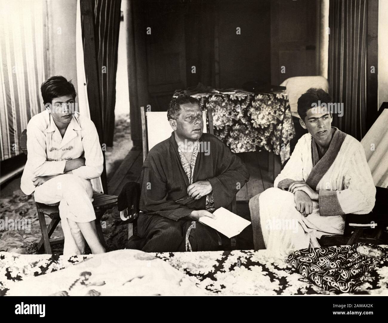 1929, 2 august , LIDO di VENEZIA , ITALY : The austrian Jew theatre ...