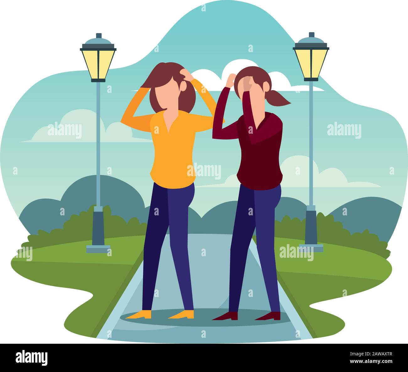 Friends avatars Cut Out Stock Images & Pictures - Alamy