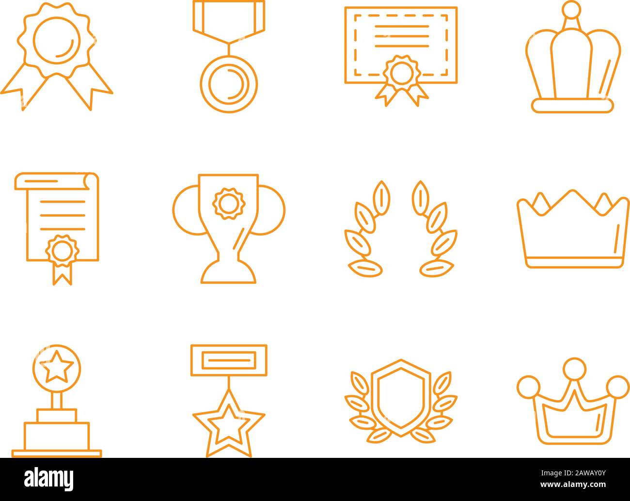 Top awards Stock Vector Images - Alamy