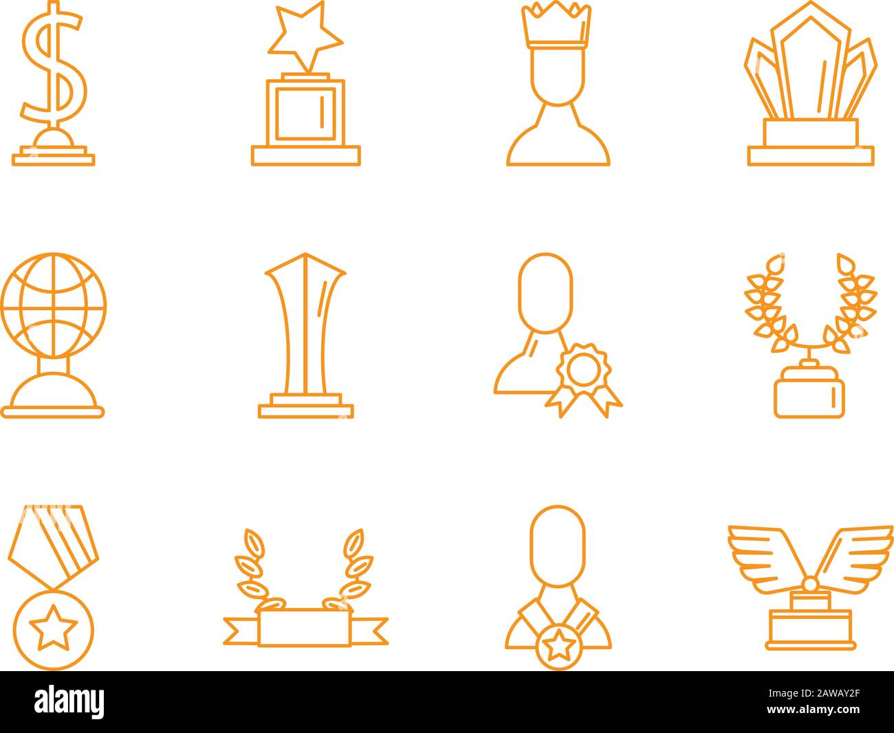 Top awards Stock Vector Images - Alamy