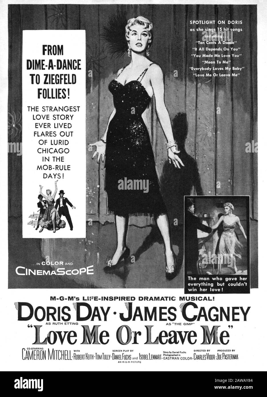 1955, USA : The actress and singer DORIS DAY ( born Doris Mary Ann ...