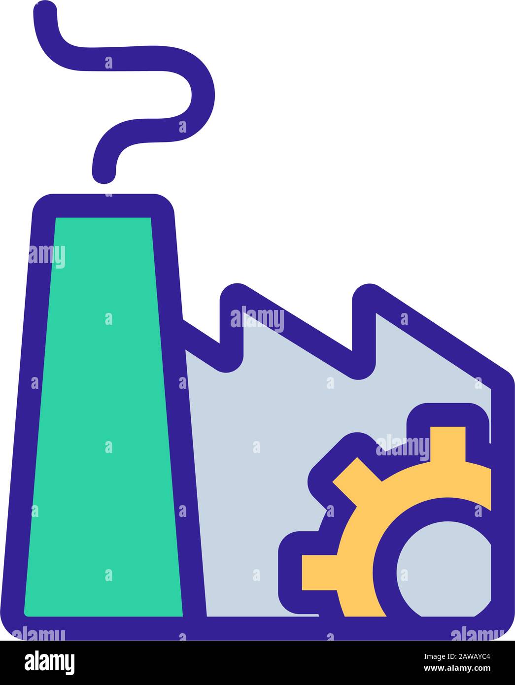Automation icon vector. Isolated contour symbol illustration Stock ...