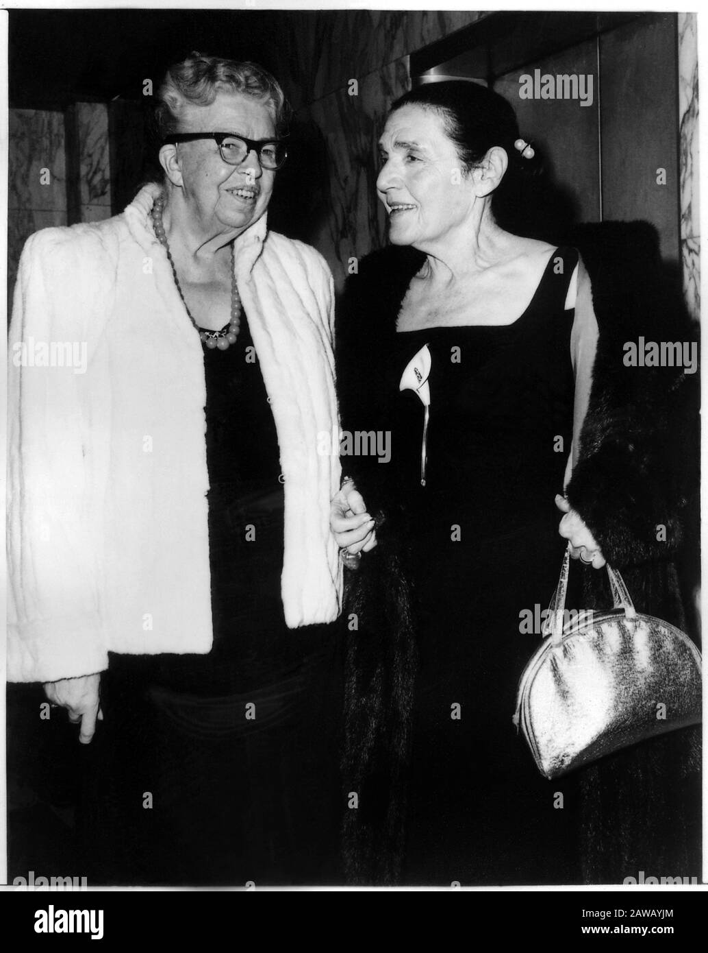 1962 , USA : The ex First-Lady ELEANOR ROOSEVELT ( 1884 - 1962 ) with ...