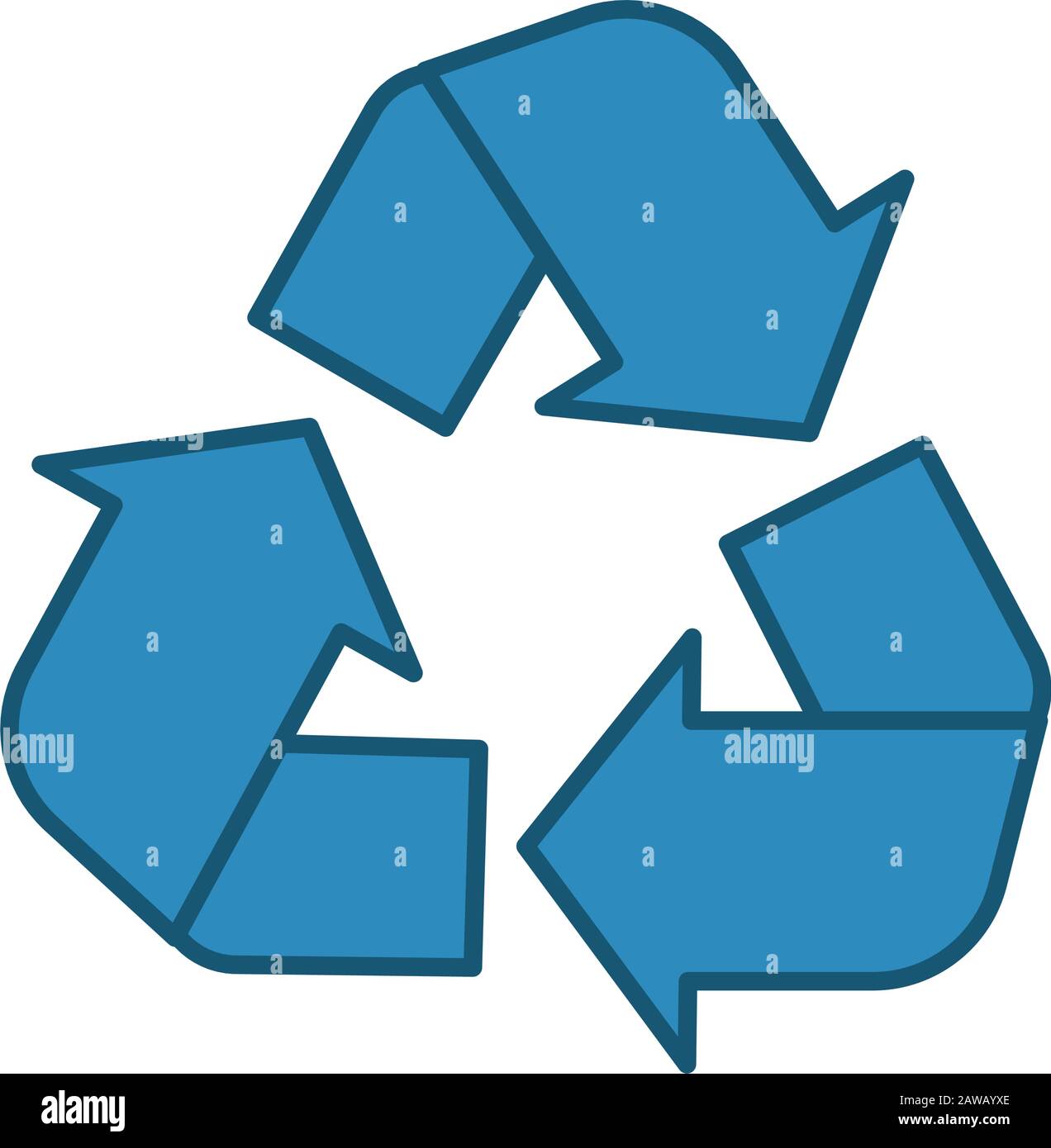 arrows recycle symbol ecology icon Stock Vector Image & Art - Alamy
