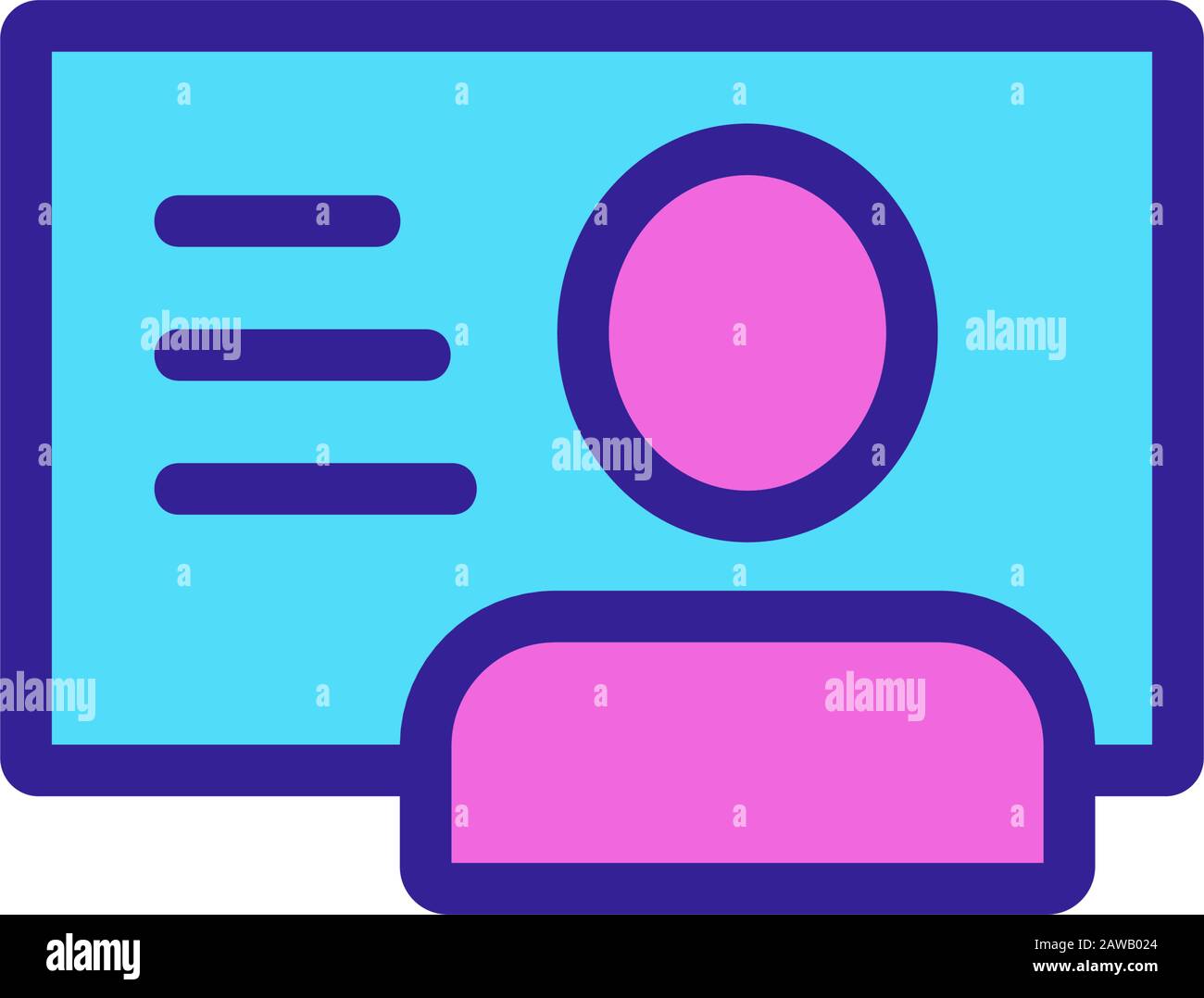 Academy icon vector. Isolated contour symbol illustration Stock Vector ...