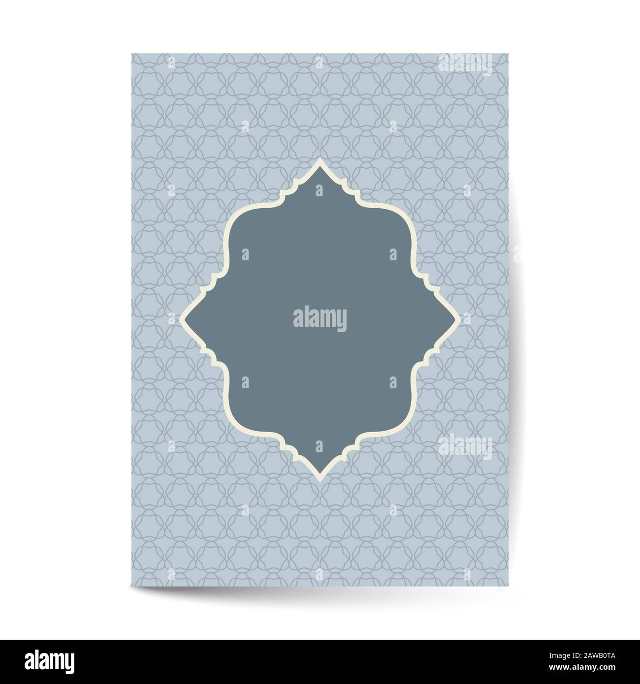 Ornament pattern page cover layouts for wedding, menu, book template ...