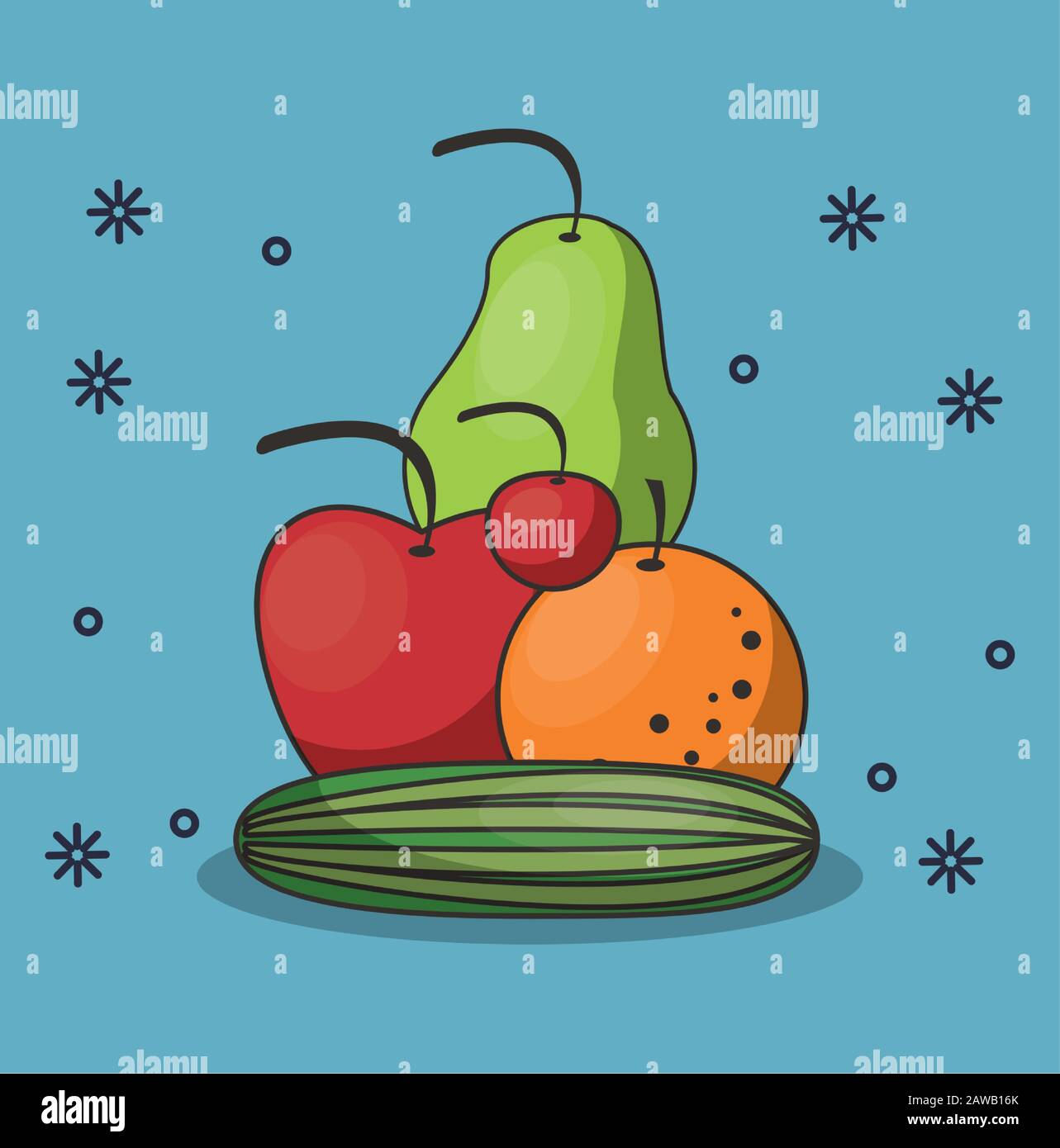 healthy food life style icons Stock Vector Image & Art - Alamy