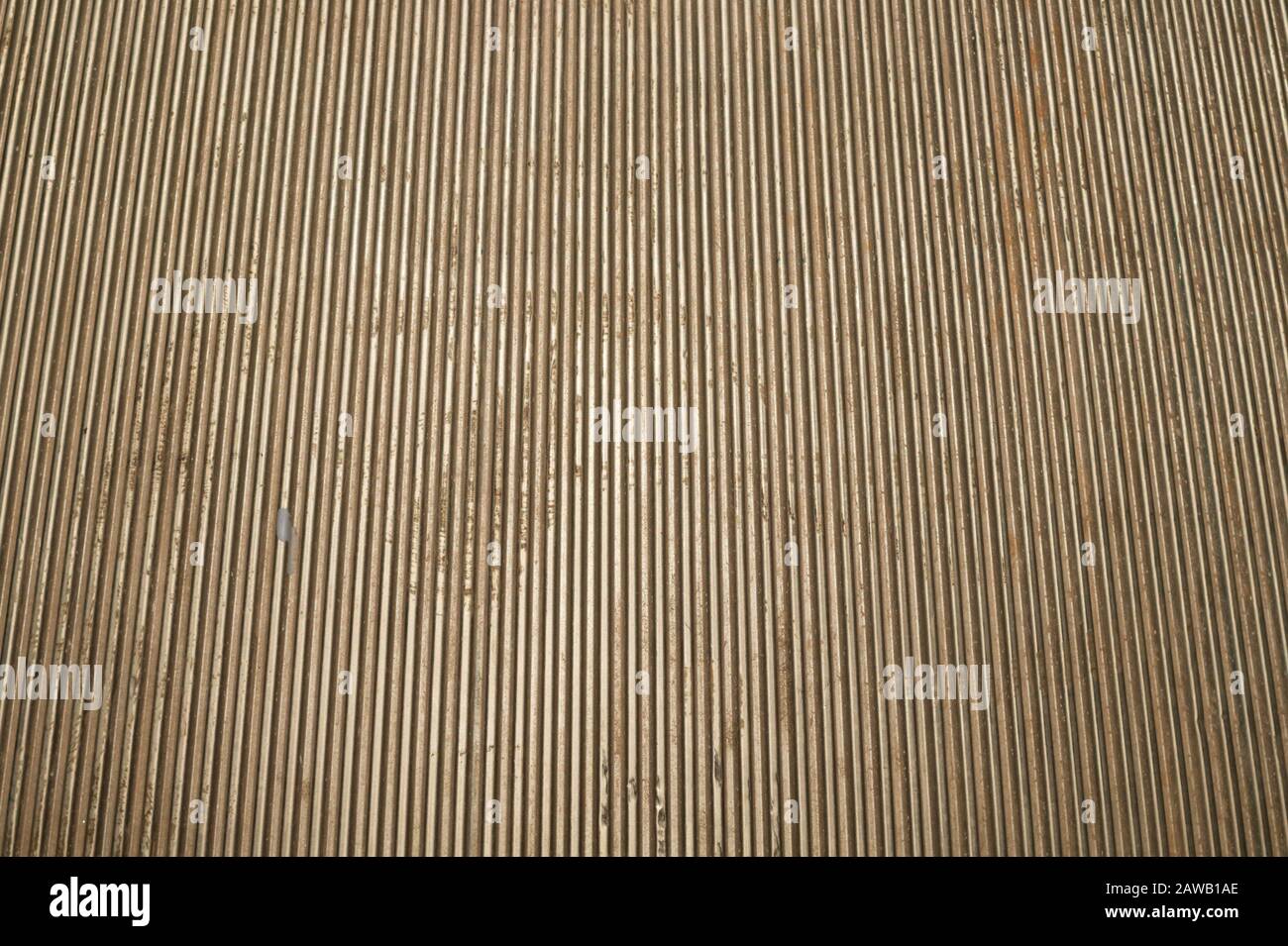 Old ribbed metal texture. corrugated steel background Stock Photo - Alamy