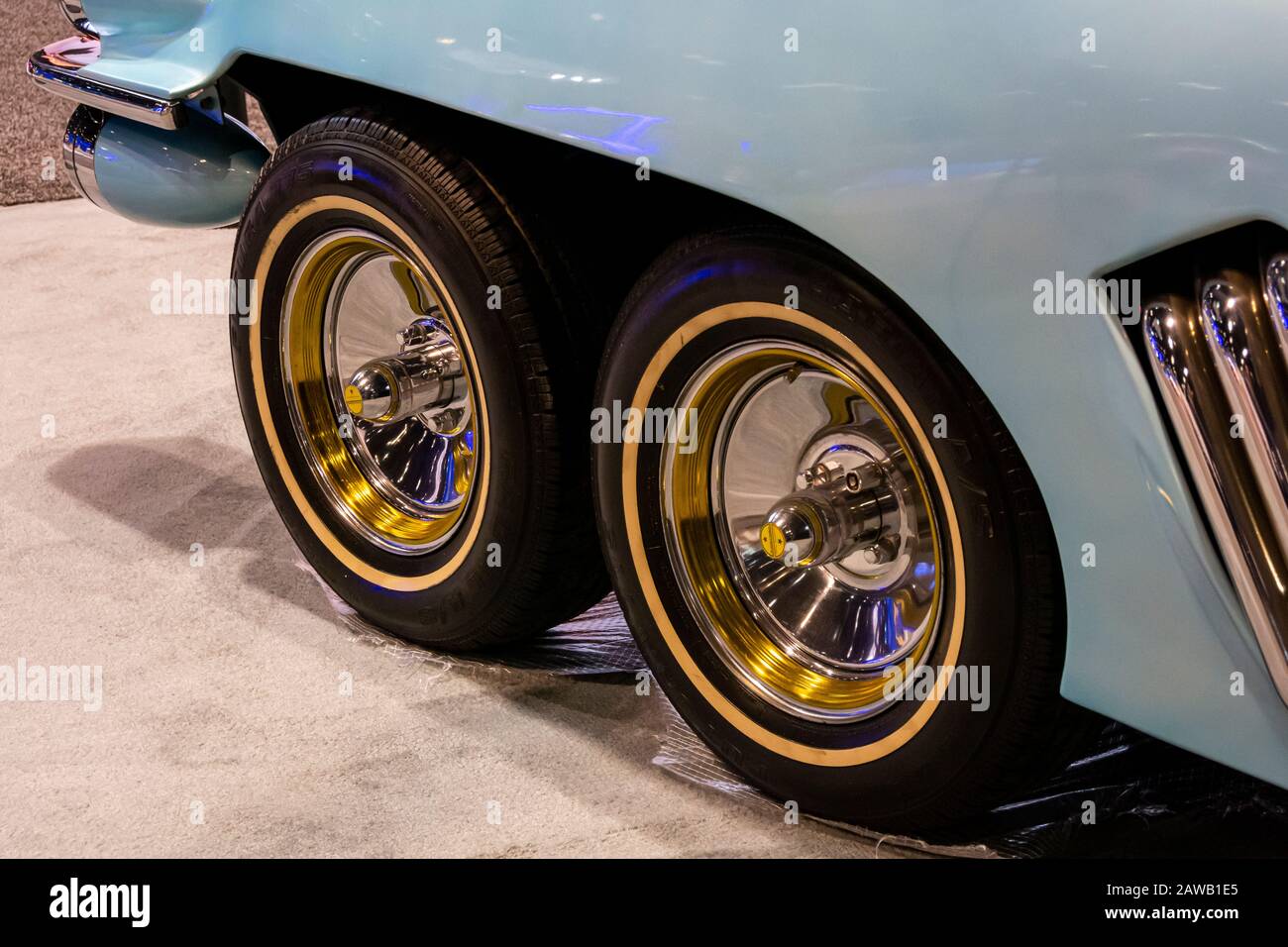 Chicago, Illinois, United States - February 6, 2020: 1950 Studebaker ...