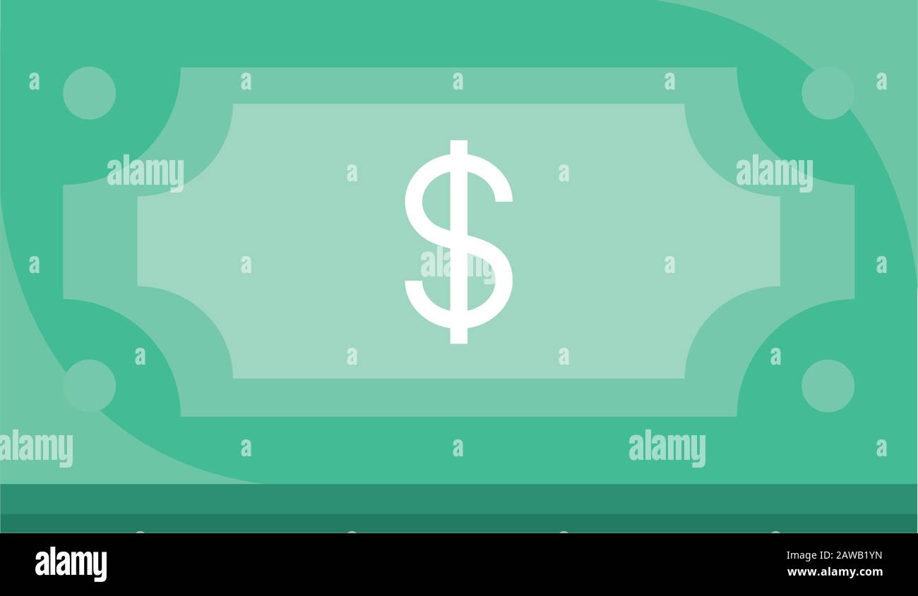 banknote currency money business finance vector illustration Stock ...