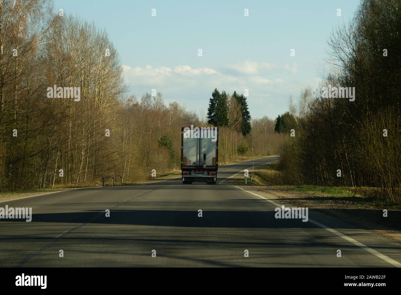 Car driving on a highway. auto moving on a roadway background Stock ...