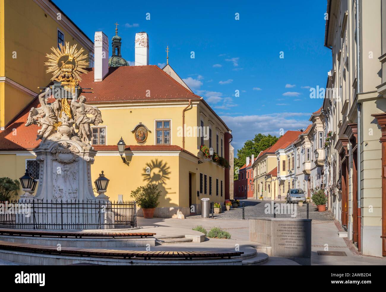 Gutenberg Square, Ark of the Covenant, 1731, baroque style, on left ...