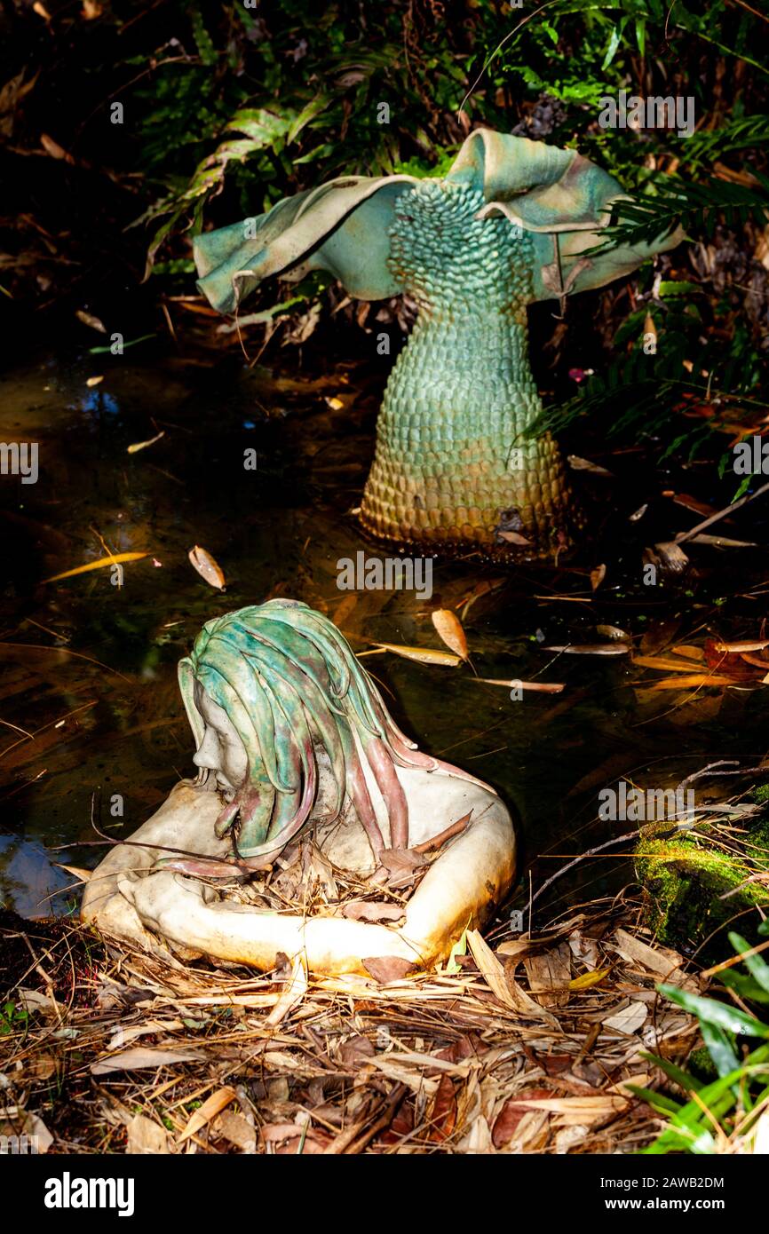 Mermaid Sculpture In A River High Resolution Stock Photography and ...