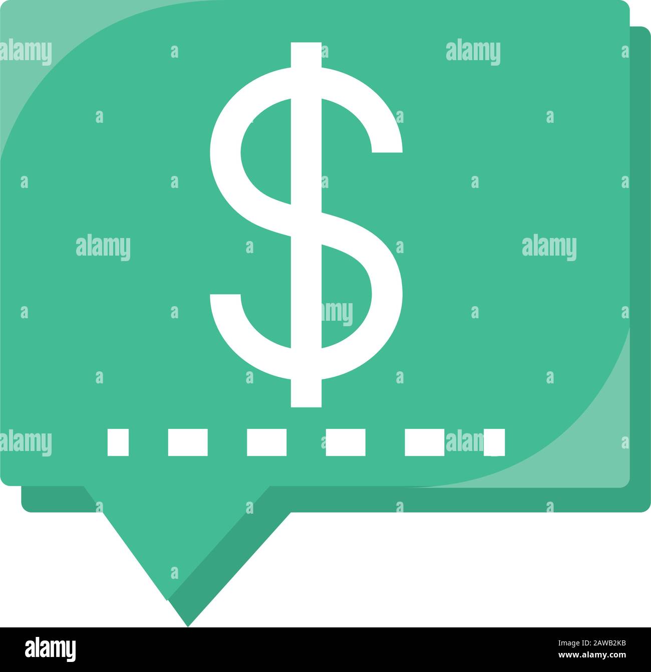 speech bubble money business finance vector illustration Stock Vector ...