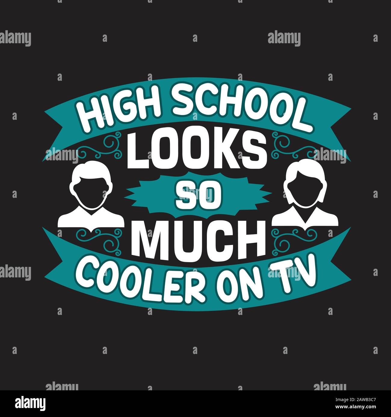 Boy looks cool Stock Vector Images - Alamy