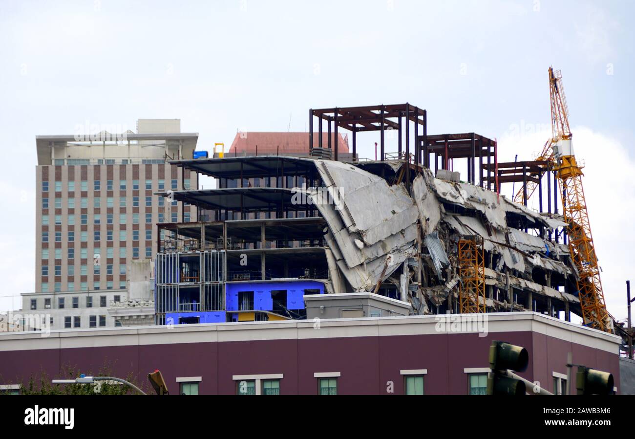 New Orleans, Louisiana, U.S.A - February 4, 2020 - The remnants of Hard ...