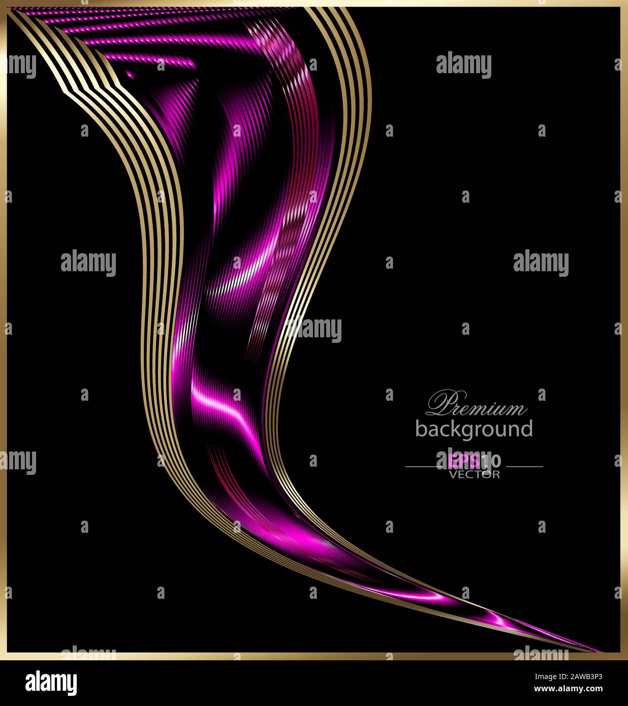 Creative vector illustration of the abstract art frame background Stock ...