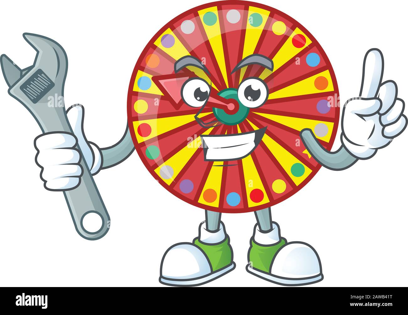 Mechanical spinning wheel Cut Out Stock Images & Pictures - Alamy