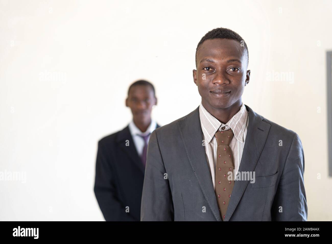 African charming businessman working ceo posing for the camera Stock ...