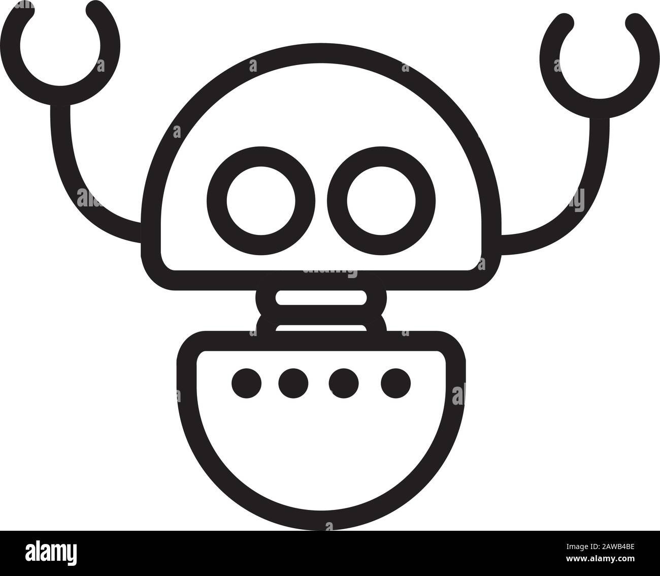 robot engineer technology character artificial machine vector ...