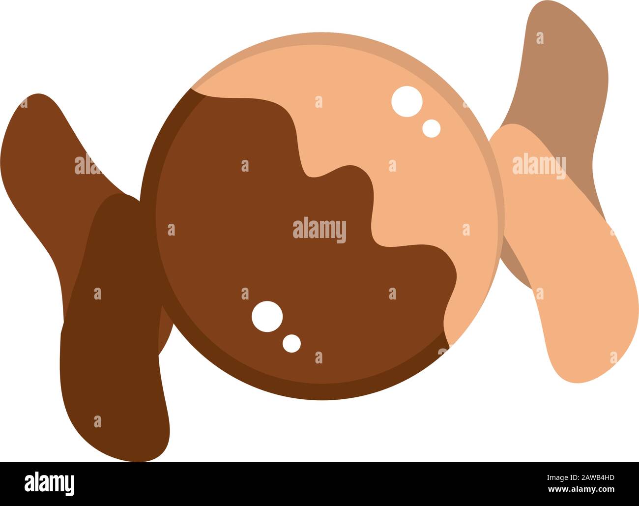 wrapped bon bon chocolate sweet confectionery snack food candy vector ...