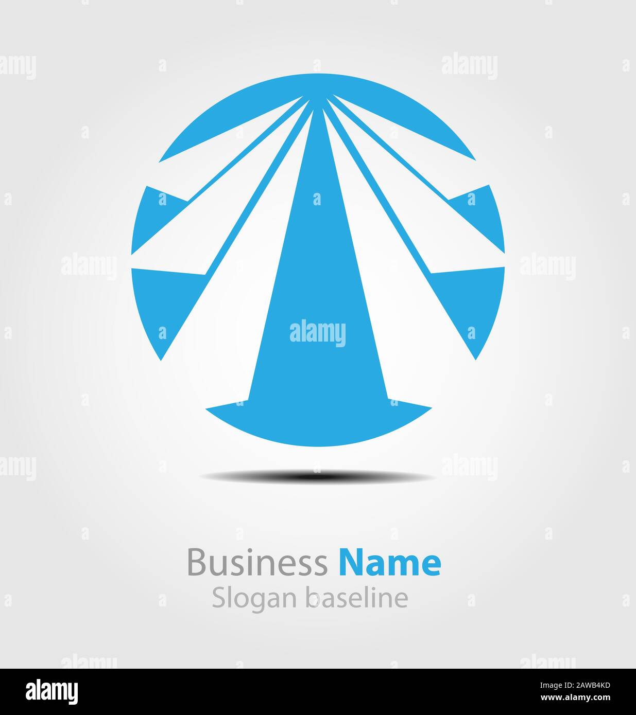 Originally created color business icon/logo Stock Vector Image & Art ...