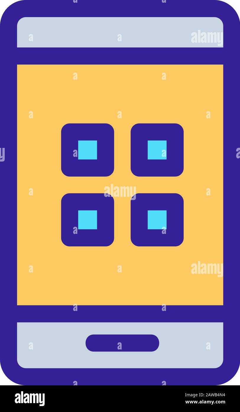 The bar code is an icon vector. Isolated contour symbol illustration ...