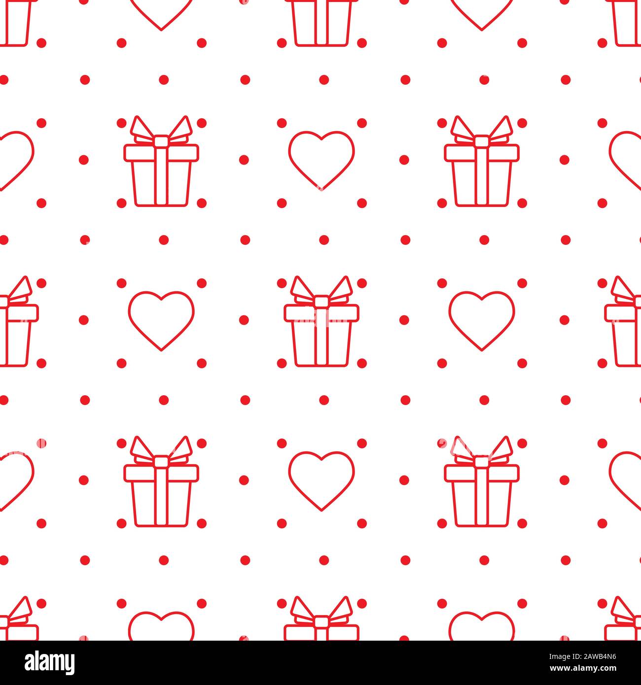 Vector seamless pattern Happy Valentine's Day Birthday, Wedding, Mother ...