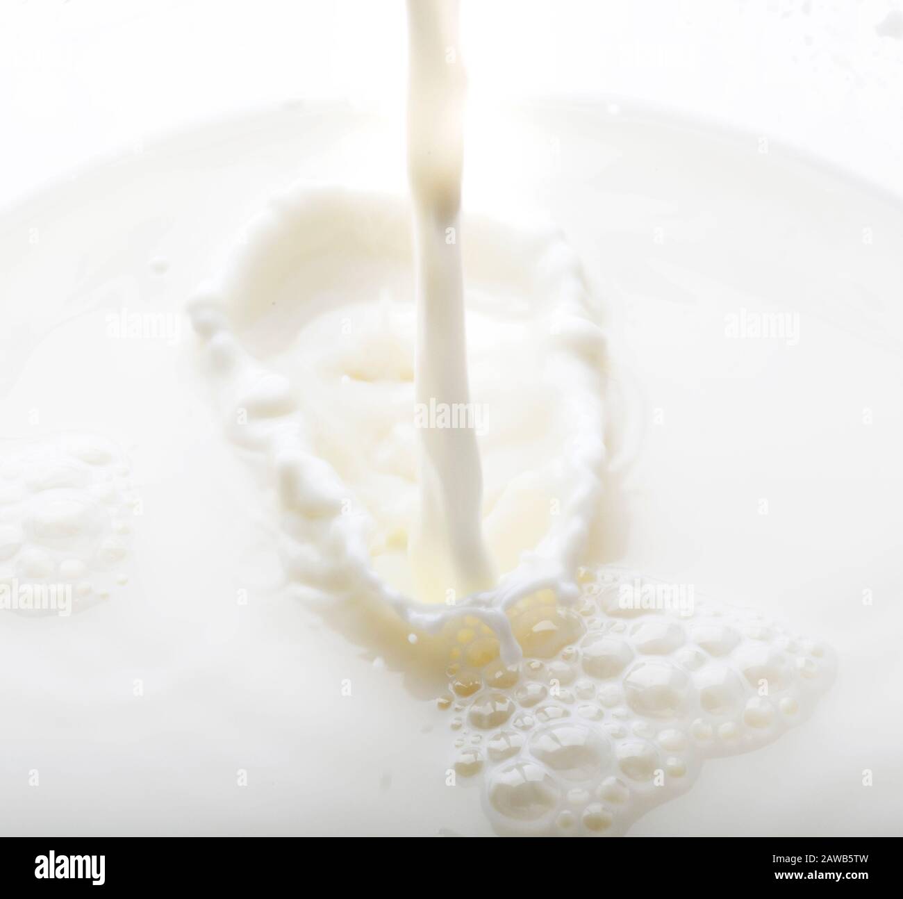 Image of the splash of milk Stock Photo - Alamy