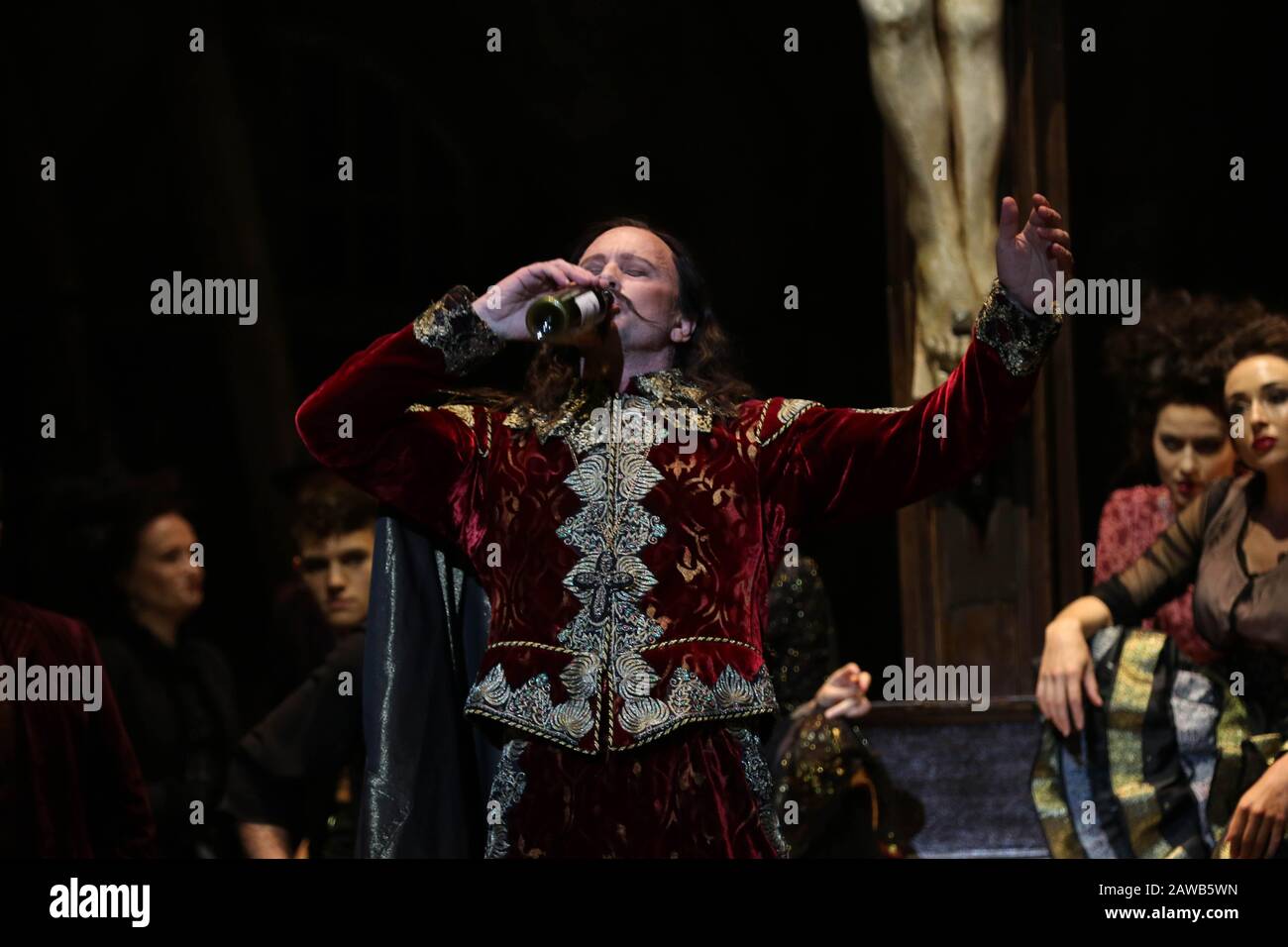 Sydney, Australia. 8th February 2020. The final dress rehearsal of Sir ...