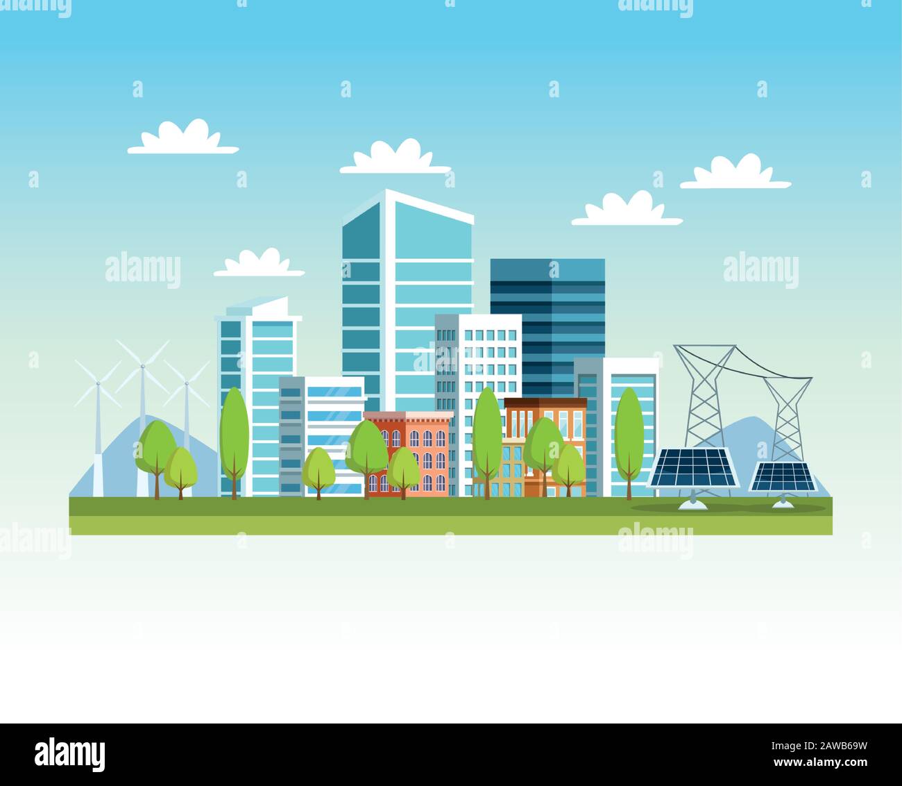 Solar facade Stock Vector Images - Alamy