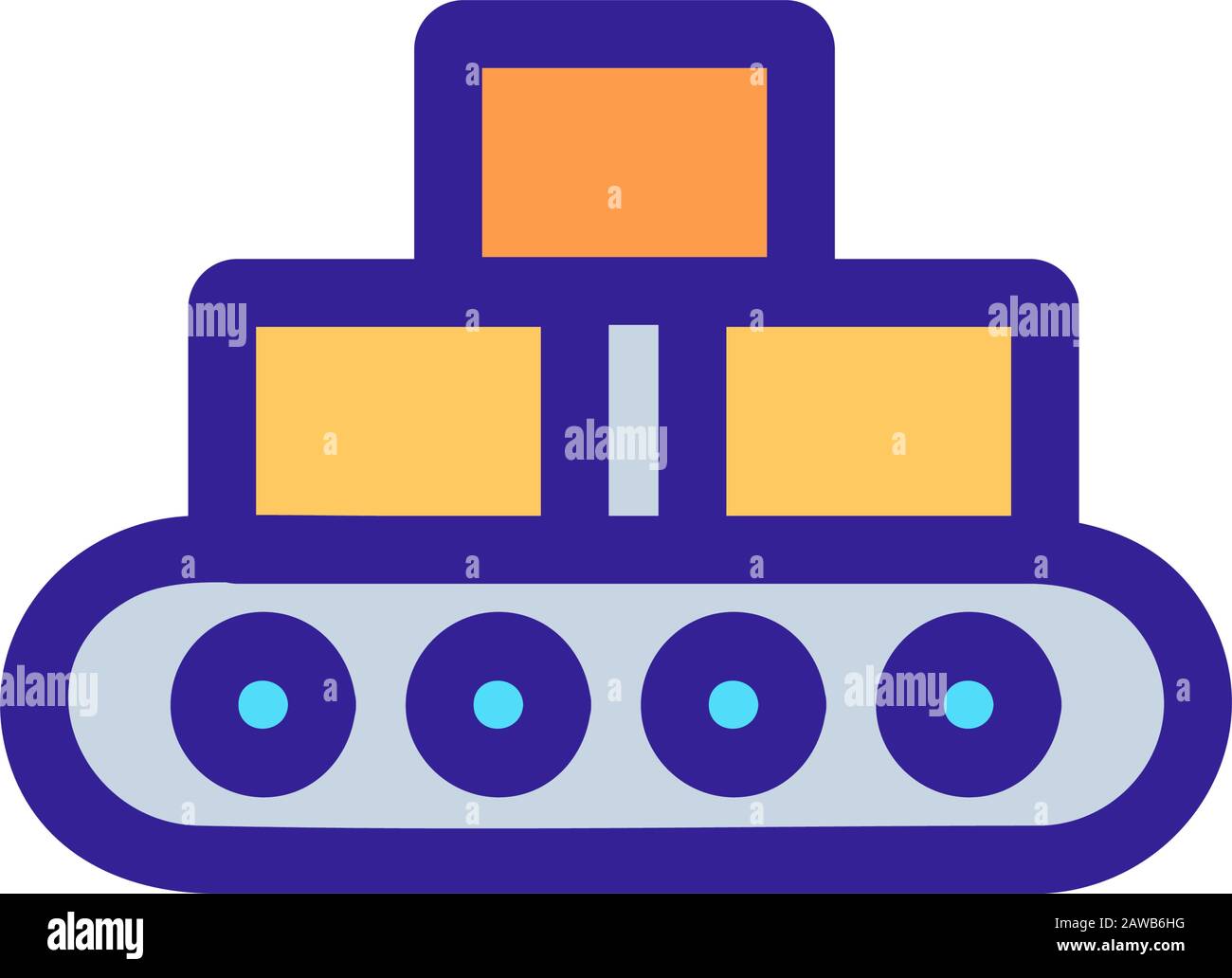 Mail sorting icon vector. Isolated contour symbol illustration Stock ...