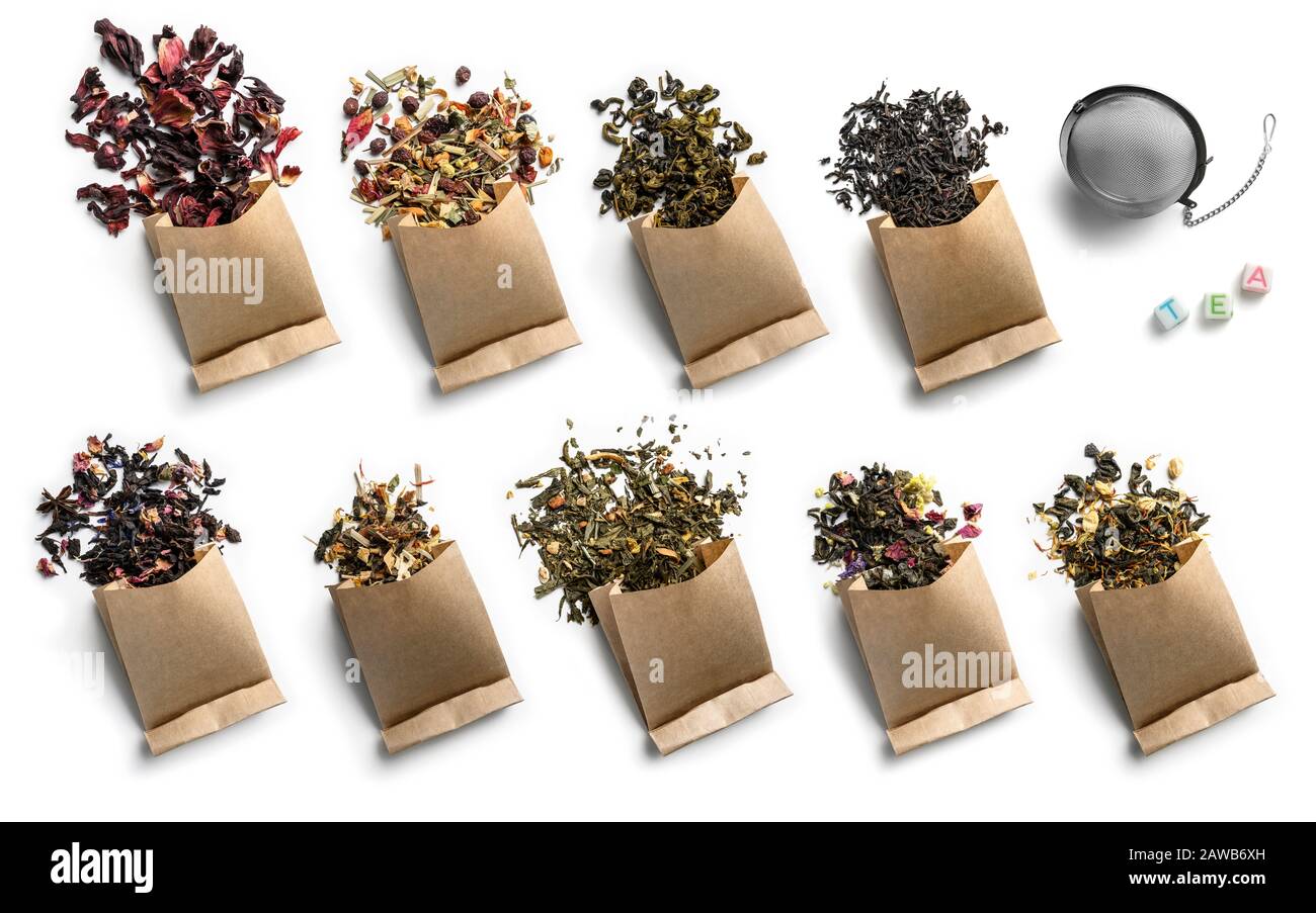 Tea set top view Cut Out Stock Images & Pictures - Alamy