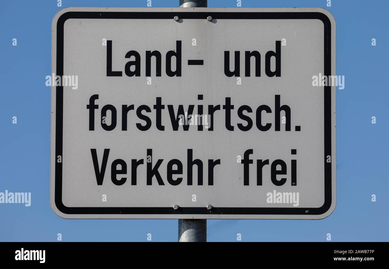 No entry road sign germany hi-res stock photography and images - Alamy