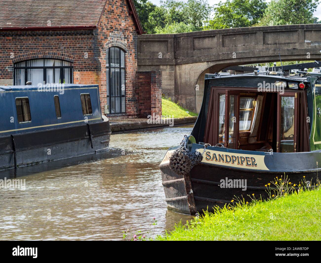 hatton locks grand union canal Stock Photo - Alamy