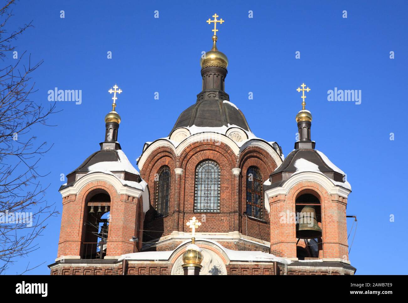 church in the winter daytime Stock Photo - Alamy